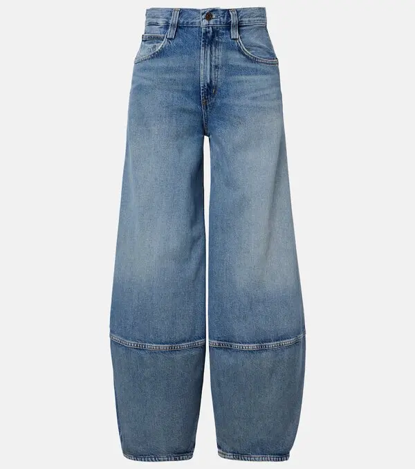 AGOLDE Lantern Barrel-leg Jeans - Blue