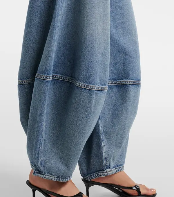 AGOLDE Lantern Barrel-leg Jeans - Blue
