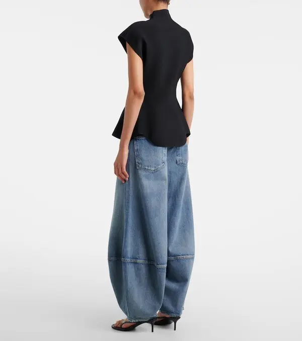 AGOLDE Lantern Barrel-leg Jeans - Blue