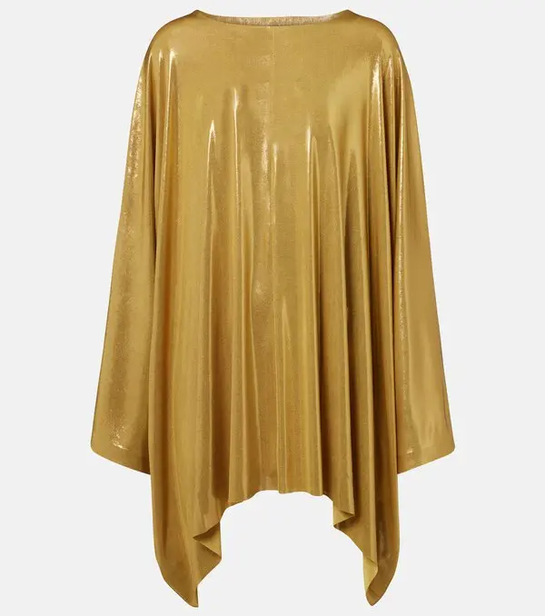 Norma Kamali Lamé Kaftan
