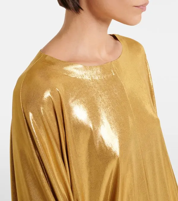 Norma Kamali Lamé Kaftan
