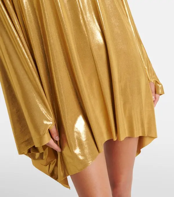 Norma Kamali Lamé Kaftan