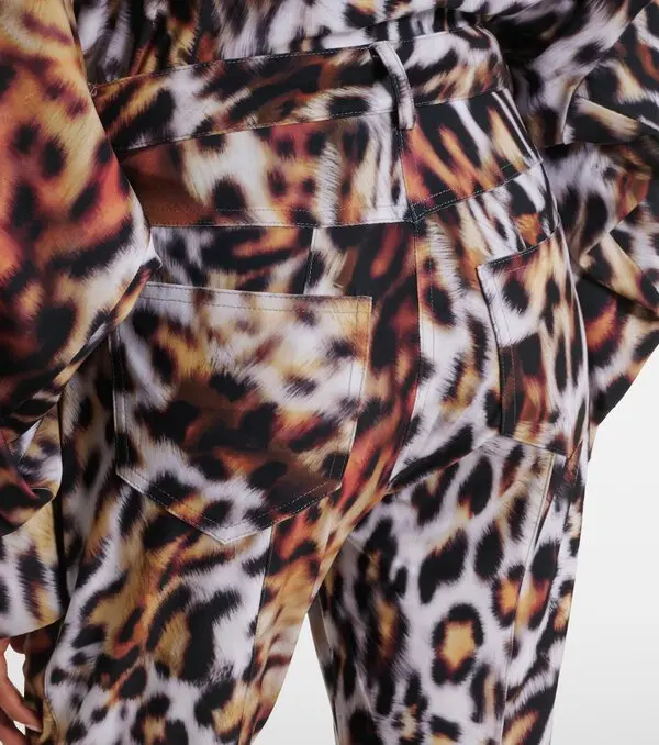 Norma Kamali Printed Capri Pants