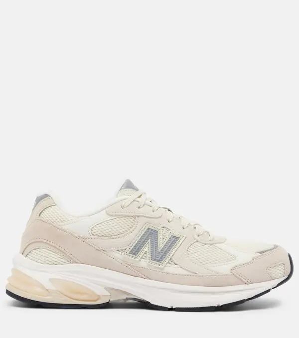NEW BALANCE 2010 Suede-trimmed Sneakers