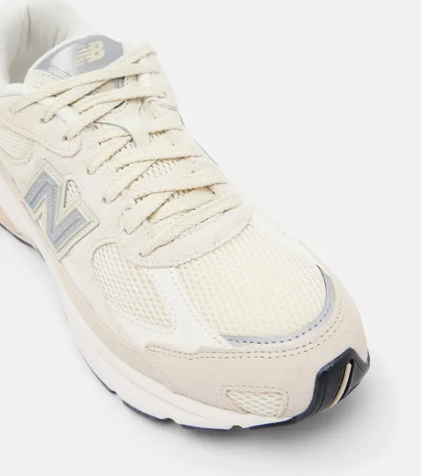 NEW BALANCE 2010 Suede-trimmed Sneakers