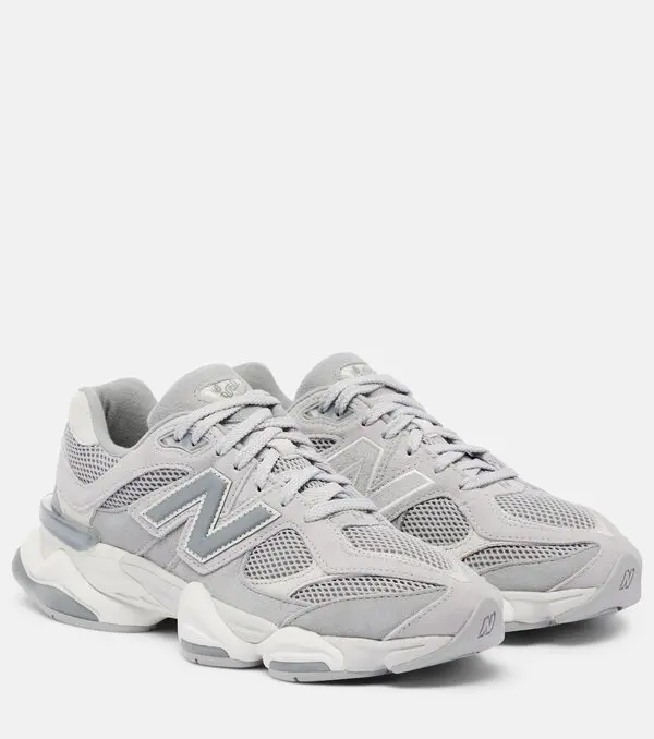 NEW BALANCE 9060 Leather-trimmed Sneakers