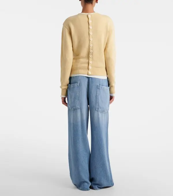 AGOLDE Shaw Wide-leg Jeans In Script - Blue