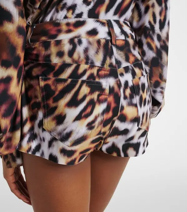 Norma Kamali Printed Shorts