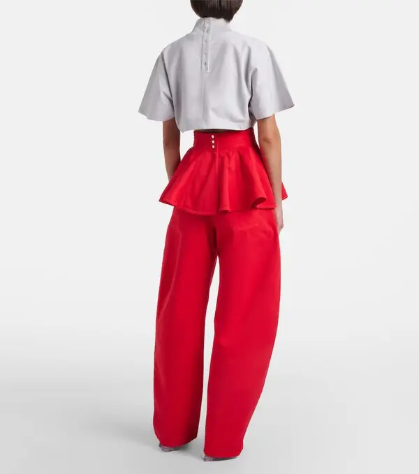 Alaïa Barrel-leg Jeans