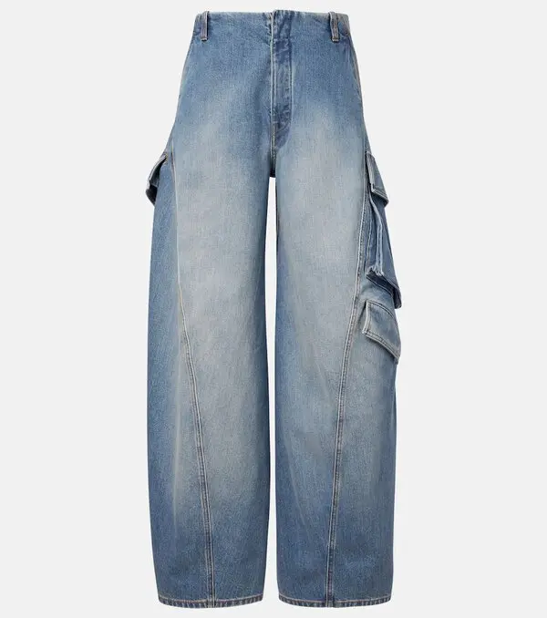 Alaïa Cargo Jeans - Blue
