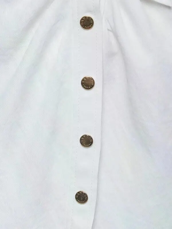 Sandro Knotted Shirt Midi Dress