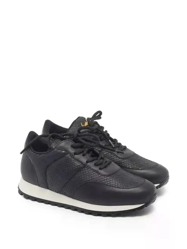 GIUSEPPE ZANOTTI Python-embossed Sneakers