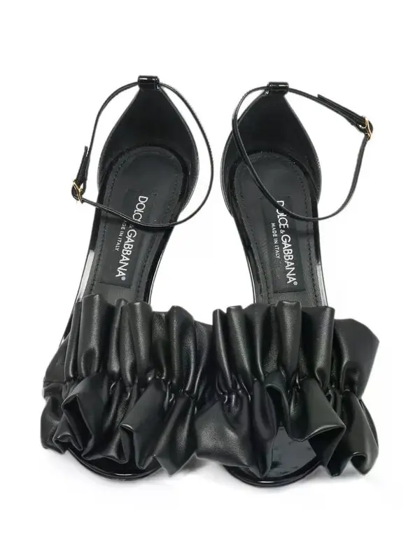 Dolce & Gabbana Keira Ruched Sandals