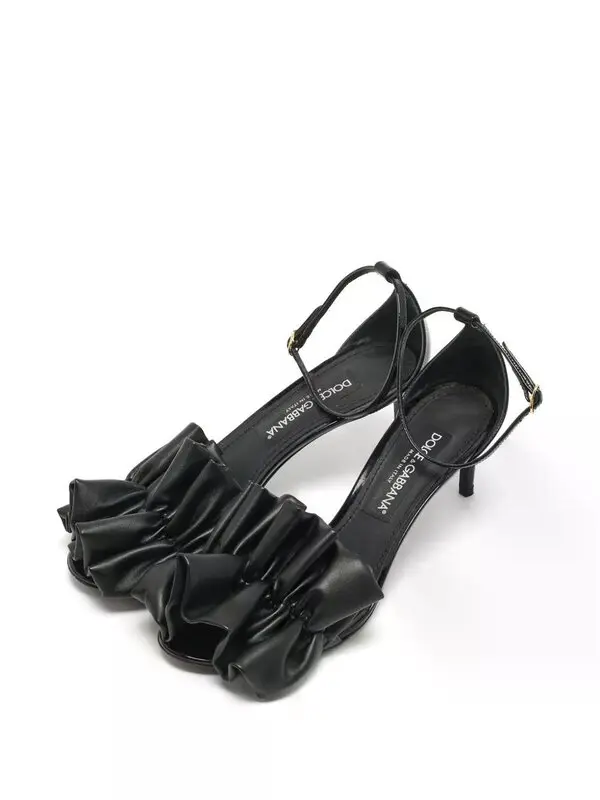 Dolce & Gabbana Keira Ruched Sandals