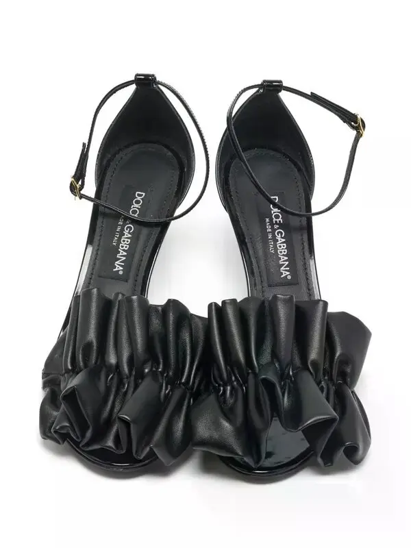 Dolce & Gabbana Keira Ruched Sandals
