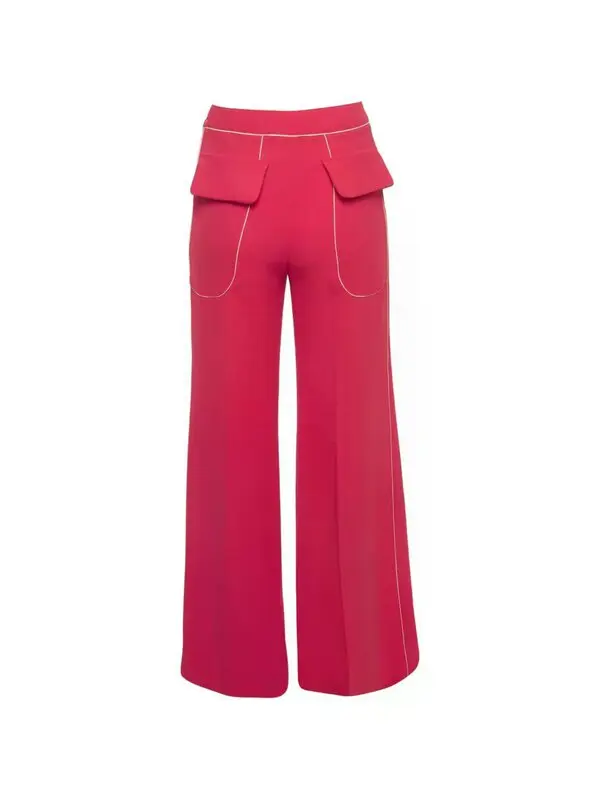 Elisabetta Franchi Wide-leg Trousers - Pink