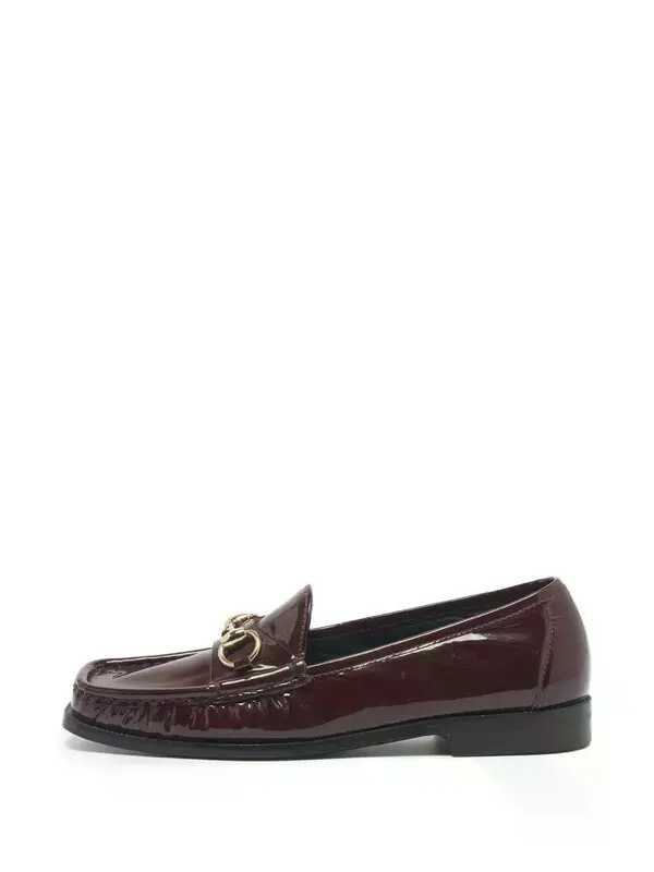 Gucci Jordaan Horsebit Loafers - Brown