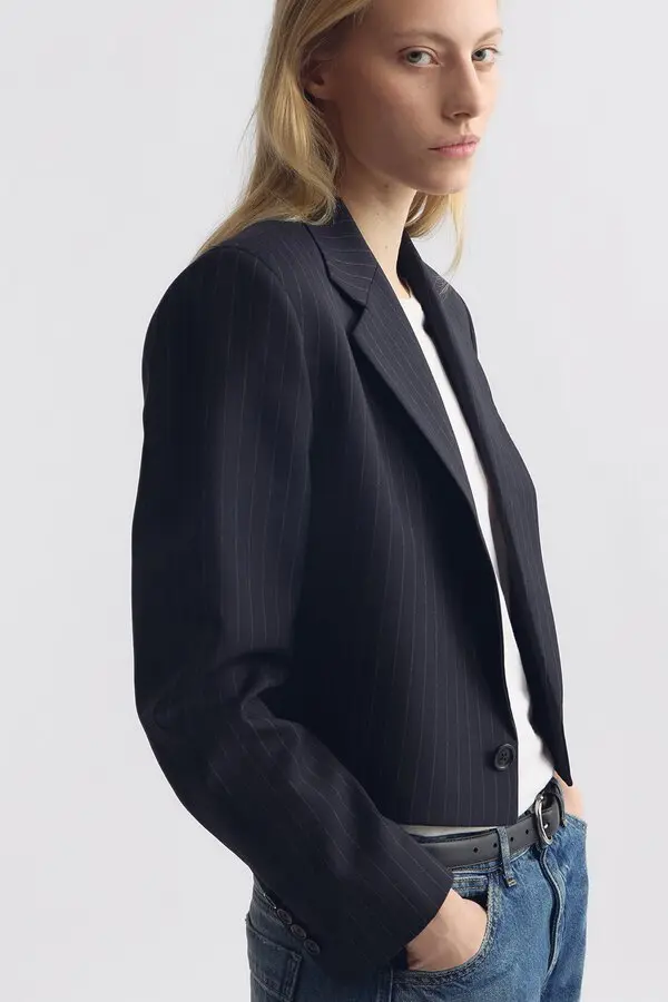 NILI LOTAN Swan Wool Jacket
