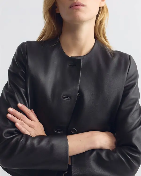 NILI LOTAN Ophelie Leather Jacket