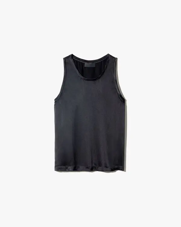 NILI LOTAN Moka Silk Tank