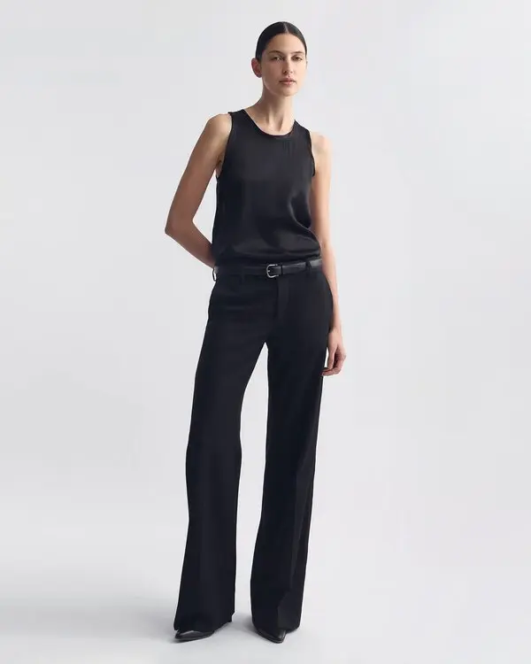 NILI LOTAN Moka Silk Tank
