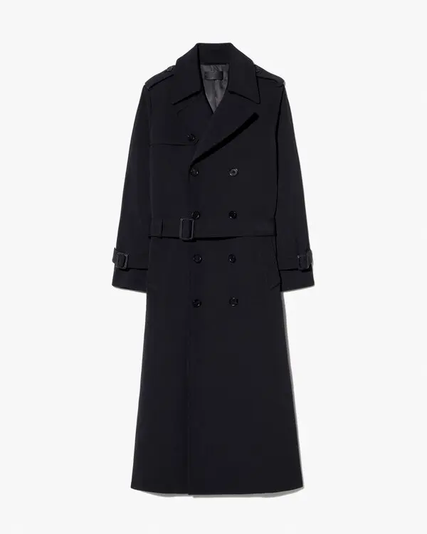 NILI LOTAN Marin Trench Coat - Black
