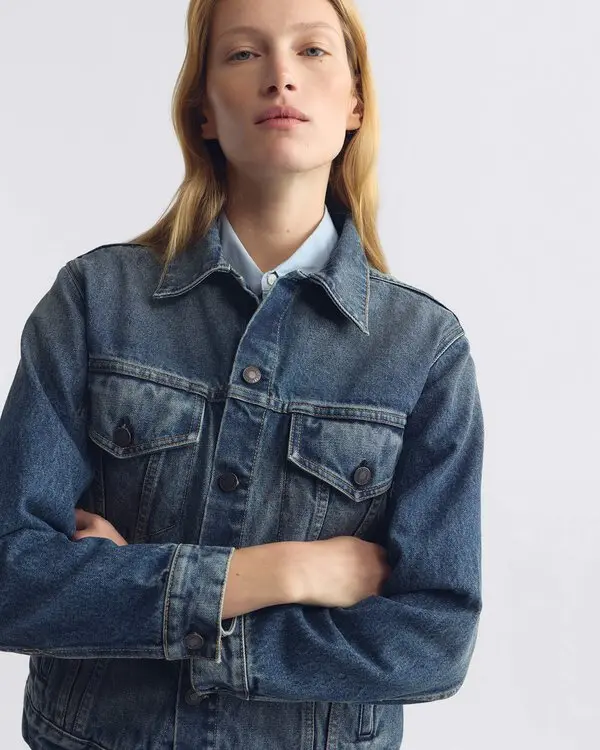 NILI LOTAN Marian Denim Jacket