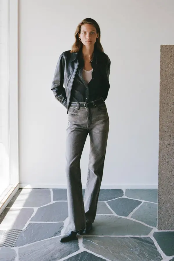 NILI LOTAN Aime Leather Bomber Jacket