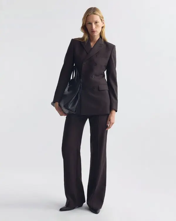 NILI LOTAN Double-breasted Wool Jacket