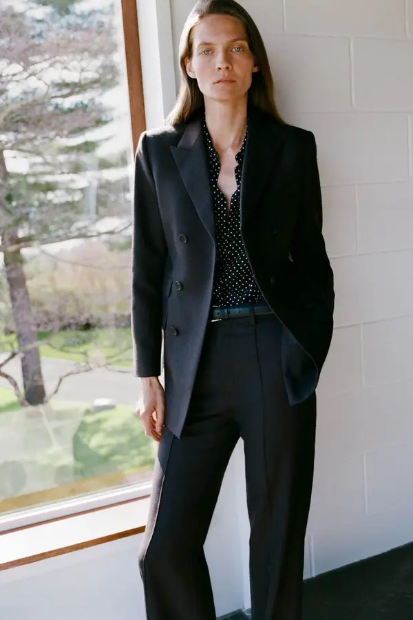NILI LOTAN Double-breasted Wool Jacket