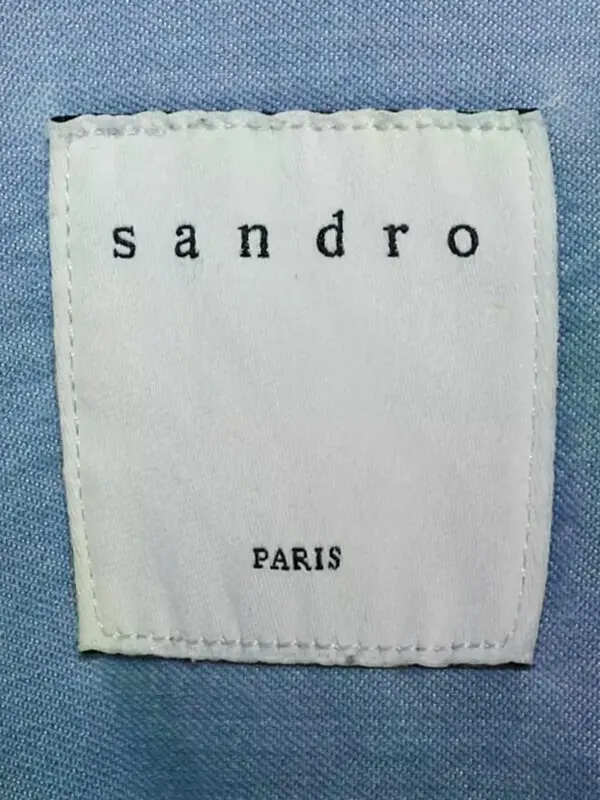 Sandro Mandarin Collar Shirt