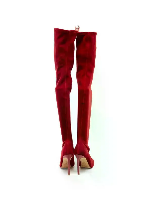 Carolina Herrera Velvet Over-the-knee Boots