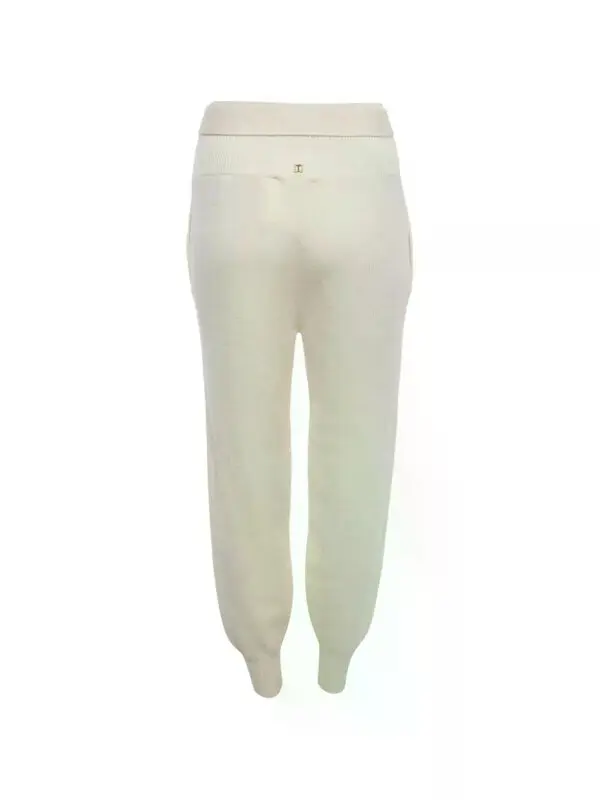 Chloé Rib-knit Track Pants With Belt
