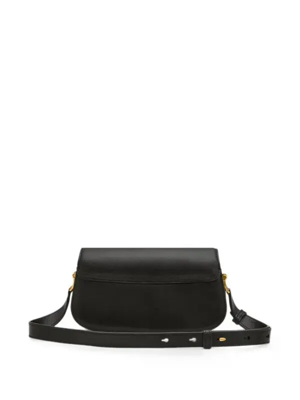 AMI Paris Cowhide Leather Shoulder Bag