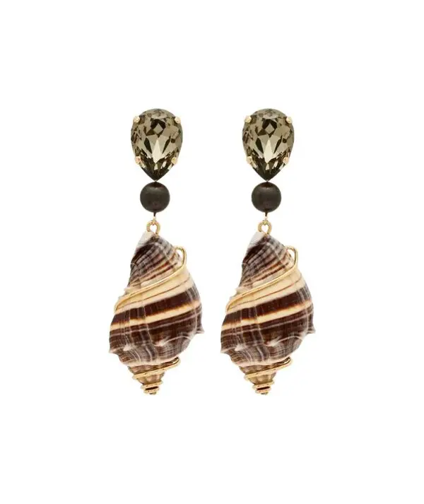 JENNIFER BEHR Alon Crystal-embellished Earrings - Multicoloured