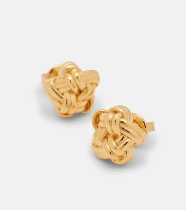 Bottega Veneta Knot Earrings - Gold