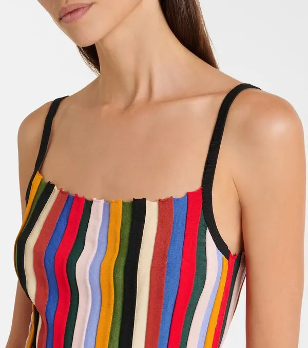 Staud Skye Striped Knit Top - Multicoloured