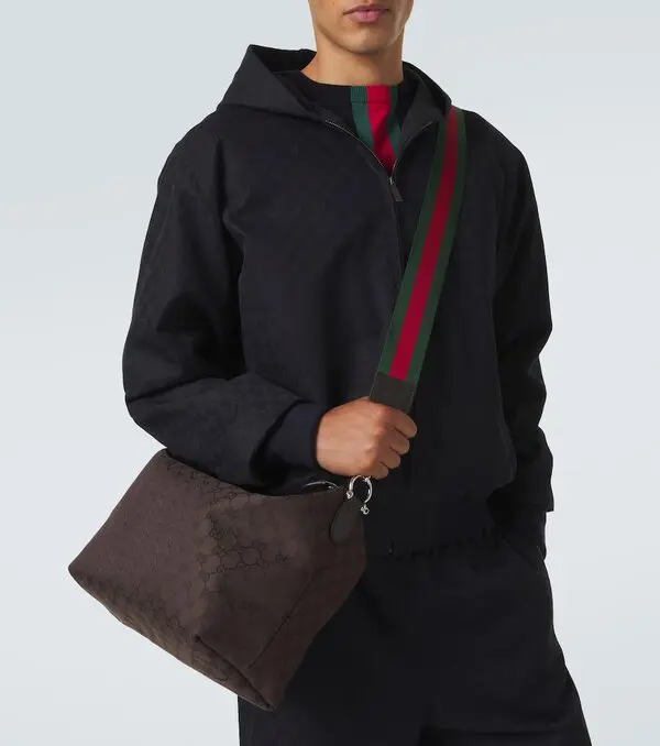 Gucci Brera Medium Gg Canvas Crossbody Bag