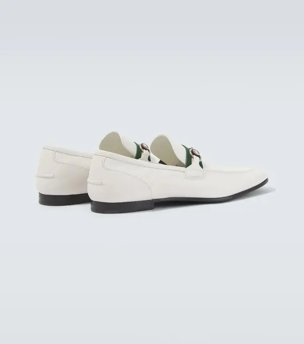 Gucci Como Horsebit Leather Loafers