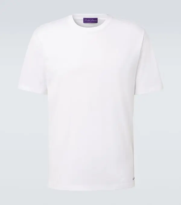 Ralph Lauren Purple Label Cotton Jersey T-shirt - White
