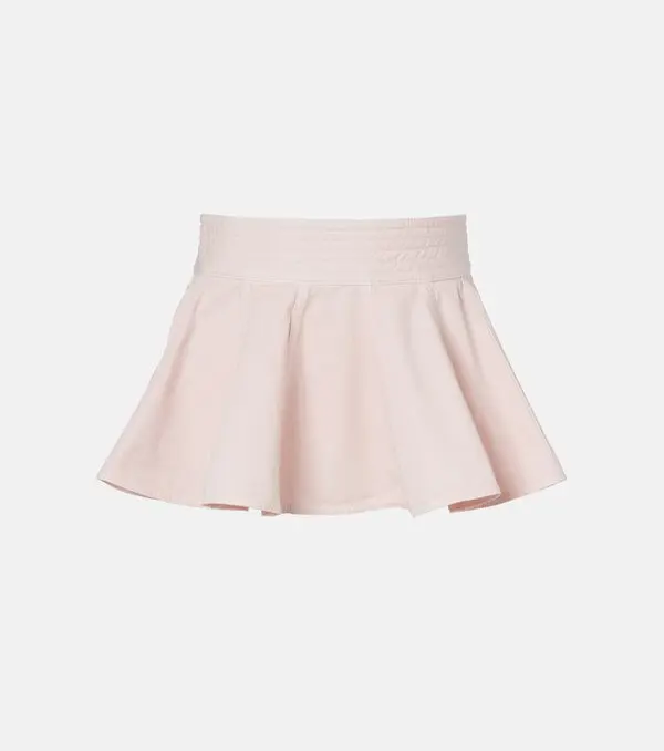 Alaïa Peplum Denim Belt - Pink