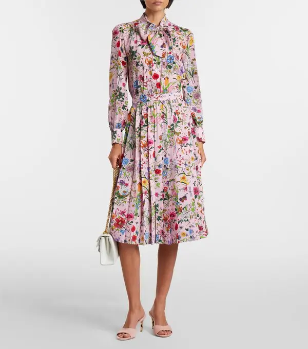 Gucci Castello Calf Hair Mules - Pink