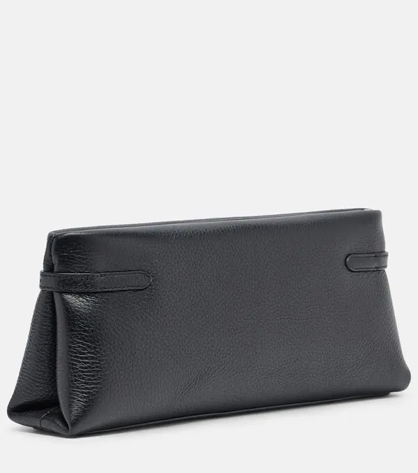 Brunello Cucinelli Small Leather Clutch - Black