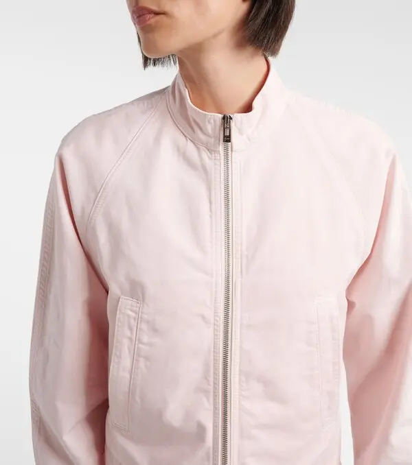 Alaïa Denim Jacket - Pink
