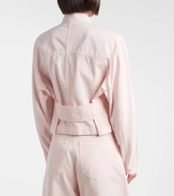 Alaïa Denim Jacket - Pink