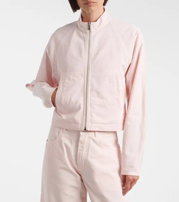 Alaïa Denim Jacket - Pink