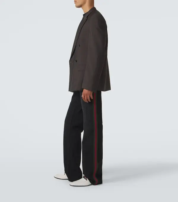 Gucci Como Horsebit Leather Loafers - White