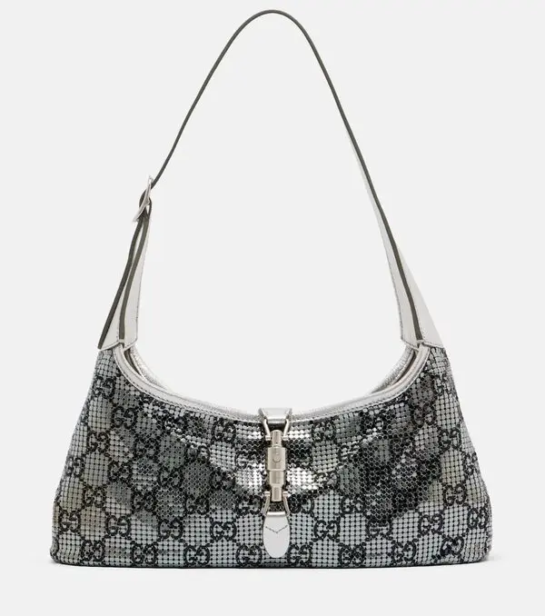 Gucci Jackie Slim Gg Mesh Shoulder Bag