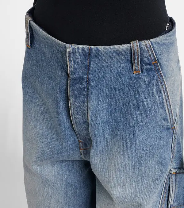 Alaïa Cargo Jeans Faded