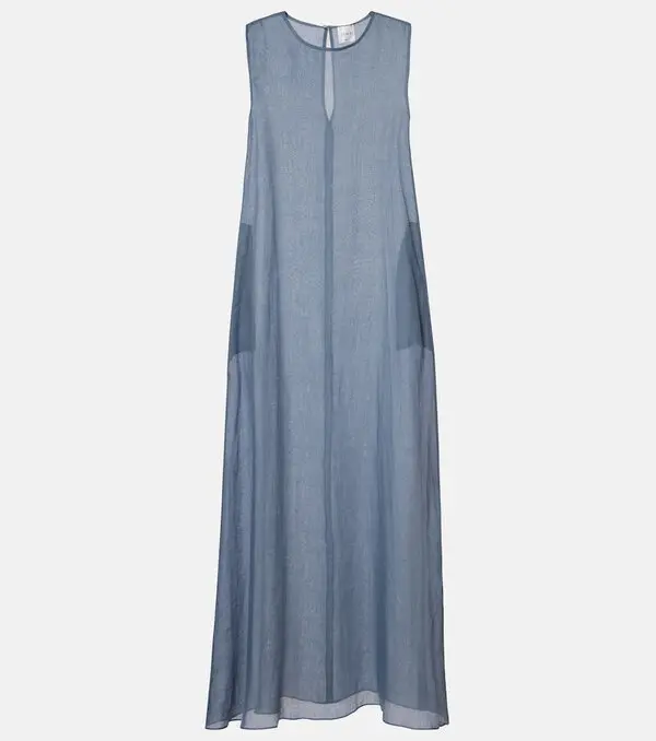 LESET Niko Ramie Maxi Dress